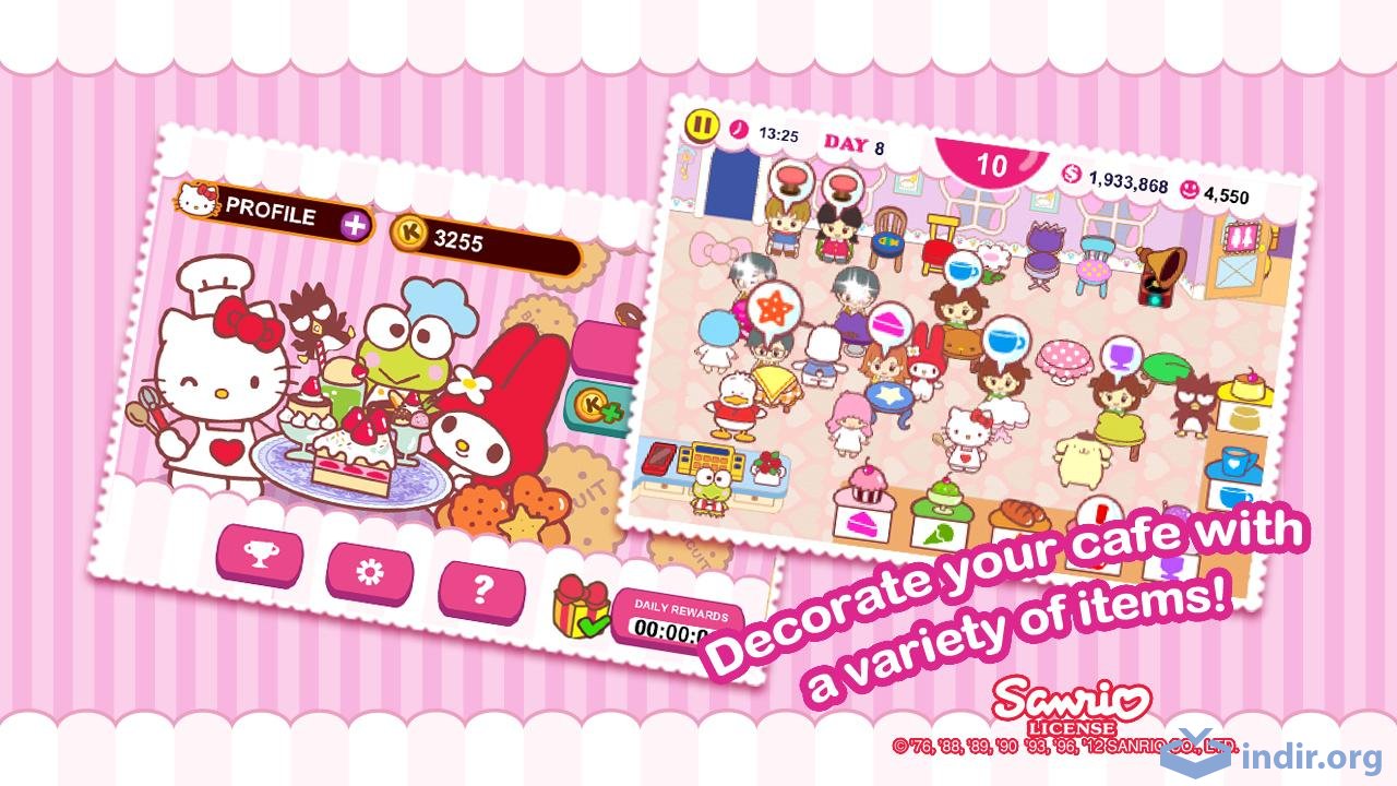 Hello Kitty Cafe indir (Android) - Android için Hello Kity Kafe İşletme ...