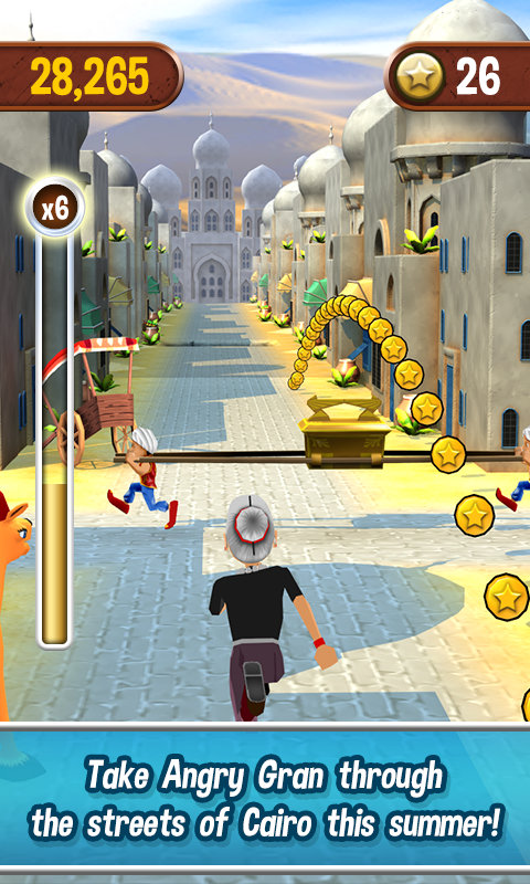 Angry Gran Run indir (Android) - Android için Koşu Oyunu