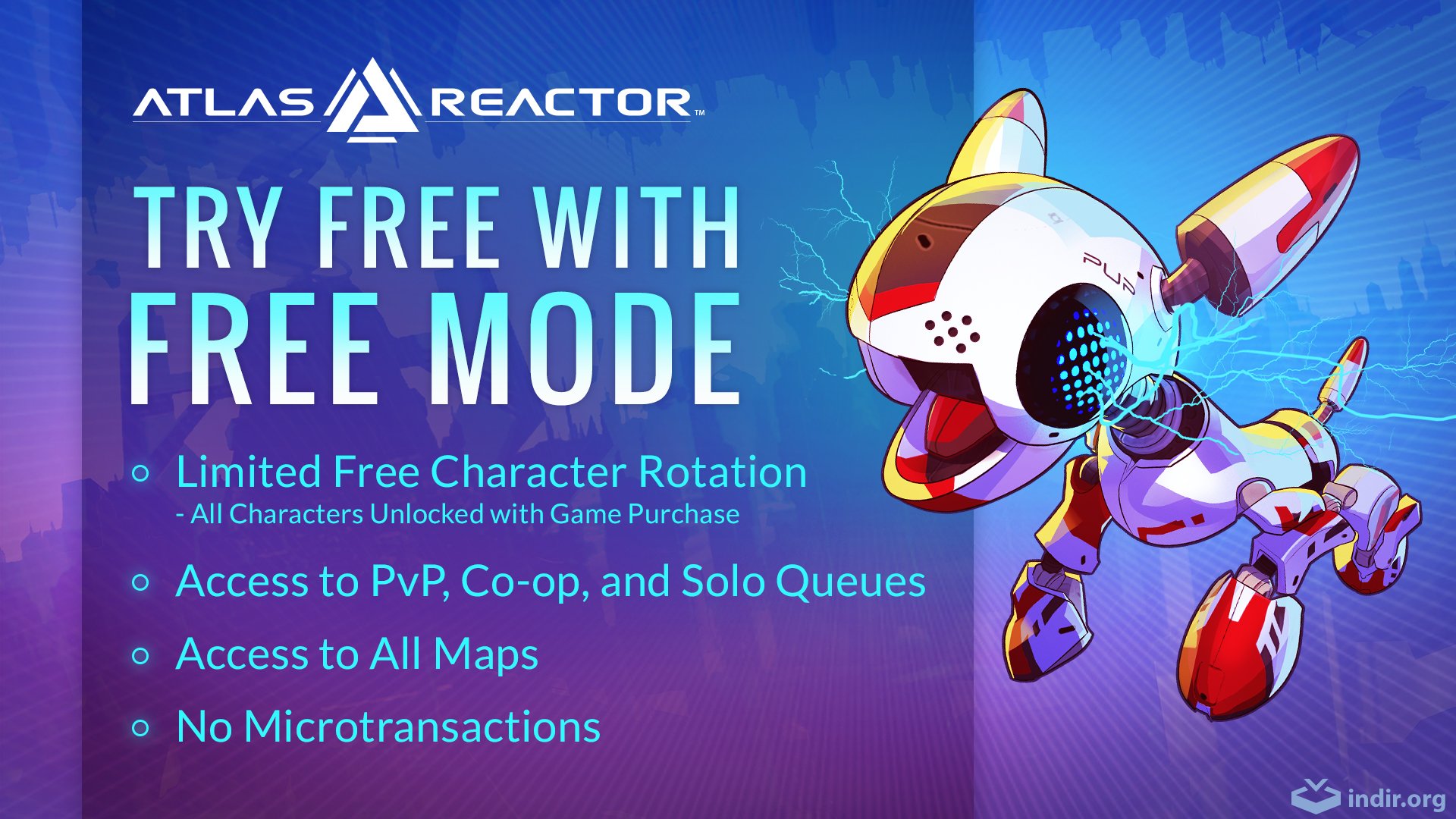 Atlas Reactor indir - Fantastik Savaş Oyunu