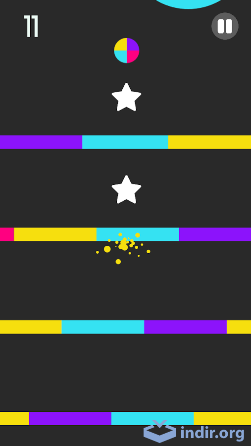 Color Switch indir (iOS) - iPhone ve iPad için Zorlu Beceri Top Oyunu