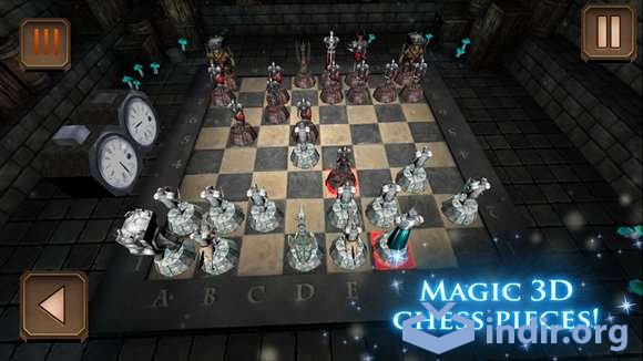 Magic Chess 3D indir - Savaş Temalı Satranç Oyunu