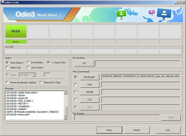 Odin3 indir - Android Yazılım Güncelleme Programı