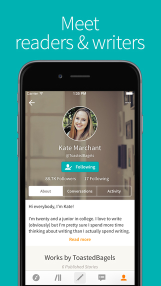 Wattpad indir (iOS) - iPhone ve iPad için Kitap Okuma Yazma Uygulaması Wattpad indir (iOS) - iPhone ve iPad için Kitap Okuma Yazma Uygulaması