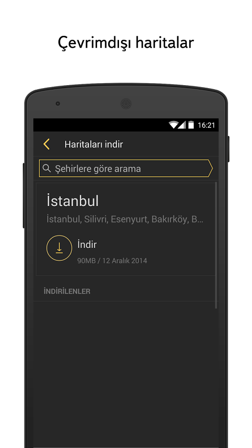 Yandex.Navigasyon indir (Android) - Android Telefon ve Tablet için ...